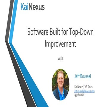 A Look at Software Built for Top-Down Improvement | PPT