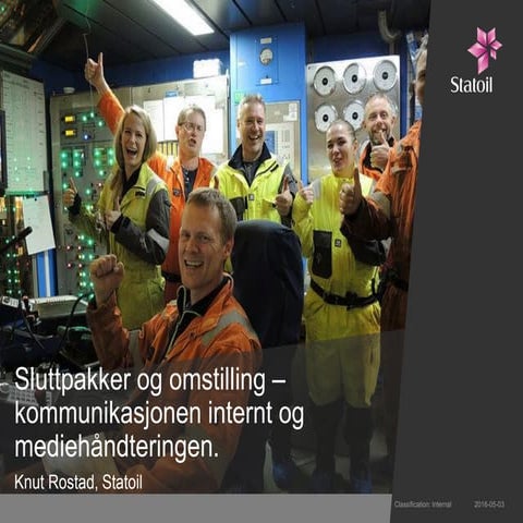 enerWE Communication Conference 2016 - Sluttpakker og omstilling ...