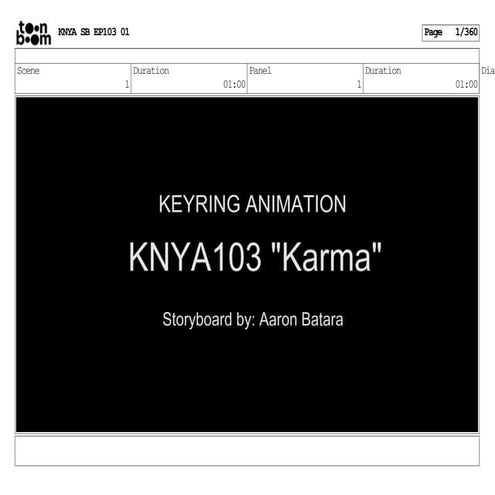 KUYA Early Storyboard Development Episode 103 | PPT | Free Download