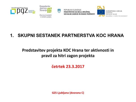 Plakat Pametna Slovenija | PPT