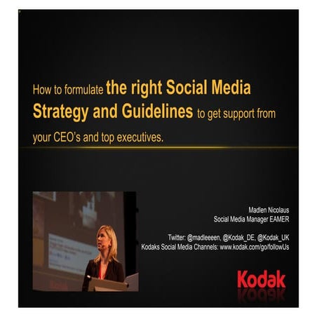 Kodak Presentation Marketing Experience Belgrade | PDF