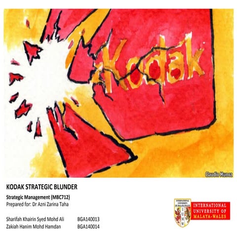 Kodak Strategic Management (Strategic Blunder) Case Study | PDF