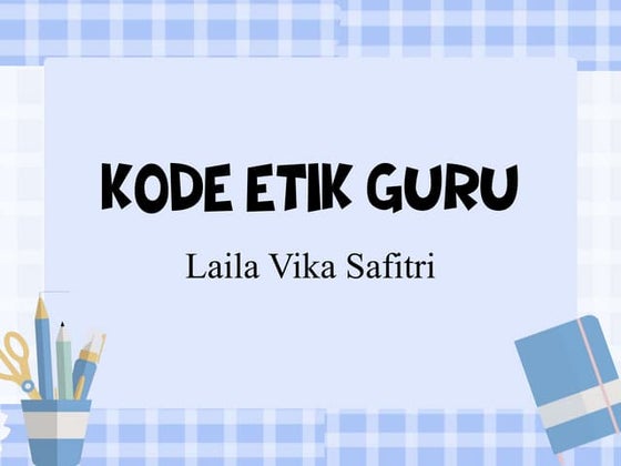 Kod Etika Perguruan | PPT