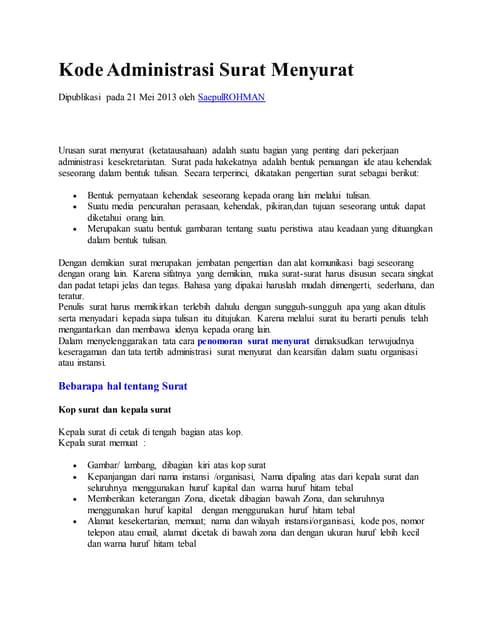 Contoh Surat lamaran kerja | PDF