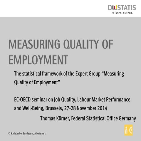 “Job Quality, Labour Market Performance and Well-Being”_Hijzen ...