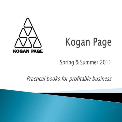 Kogan page sales presentation spring summer 2011 | PPTX | Marketing and ...