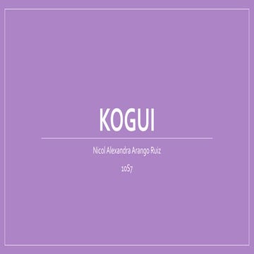 Kogui | PPTX