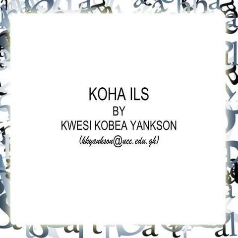 Koha ILS | PPT