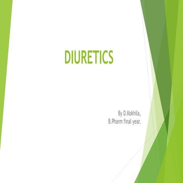DIURETICS | PPT