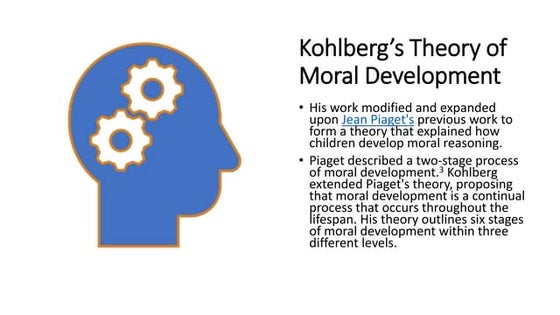 Kohlberg’s theory on moral development | PPT