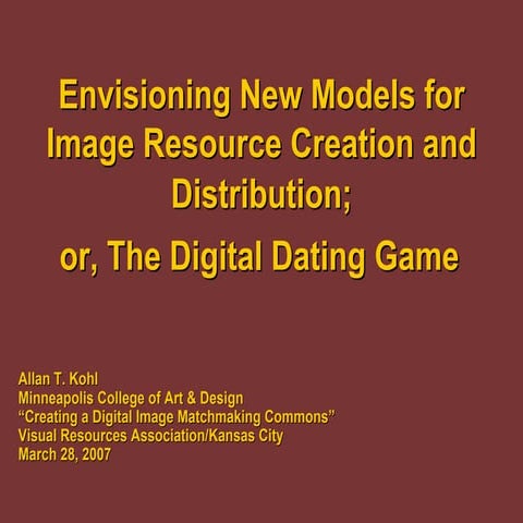 Digital Dating Game | PDF