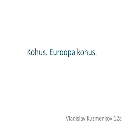 Kohus | PPTX