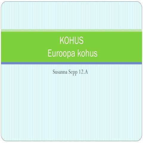 Kohus | PPTX