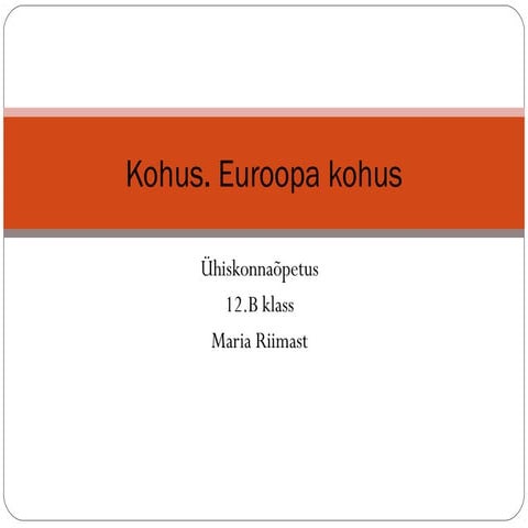 Kohus. euroopa kohus | PPT