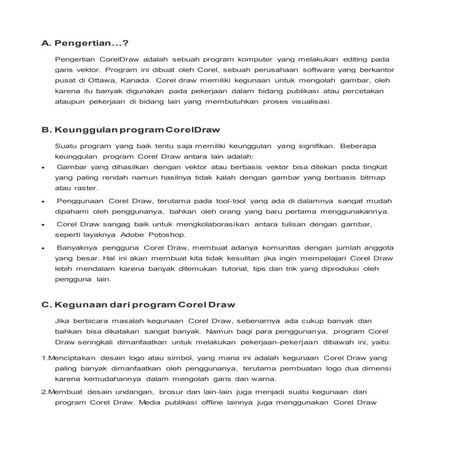 Pengenalan corel-draw | PPTX