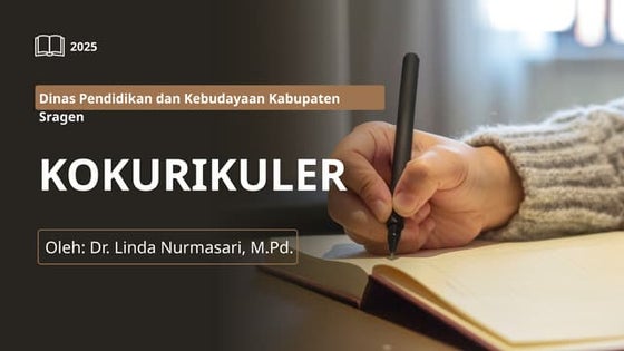 Kokurikuler dalam Pembelajaran Mendalam atau Deep Leaning | PPTX