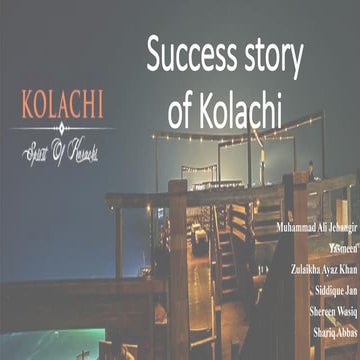 Success story of Kolachi | PDF
