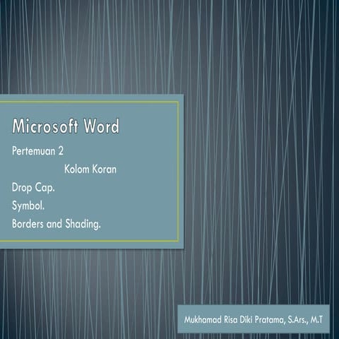 Kolom Koran, Drop Cap, Symbol, Borders and Shading.pdf