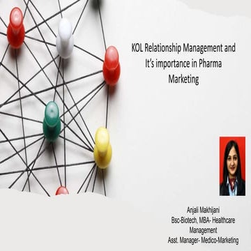 KOL Relationship & Brand Building in Pharma Marketing | PPTX