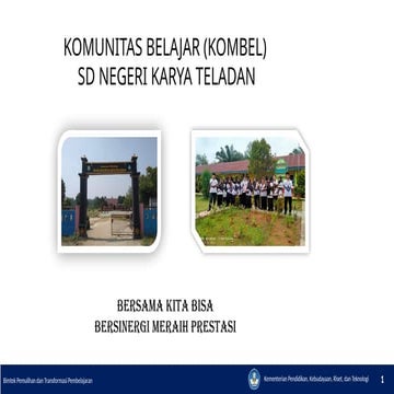 KOMBEL Sekolah Dasar NEGERI KARYA TELADAN.pptx