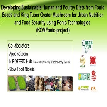 Ponic Technologies for Developing Human and Poultry Diets | PPTX