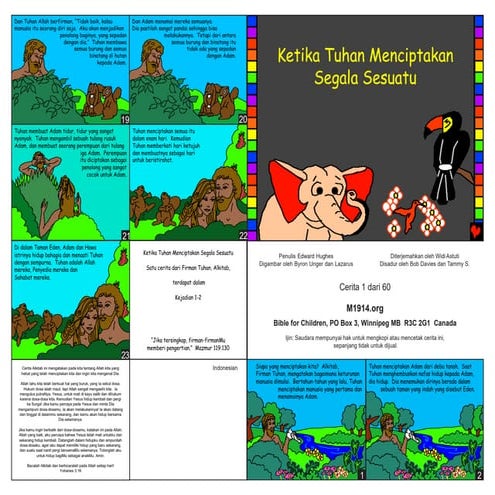 Komik Bewarna - Ketika Tuhan Membuat Segala Sesuatu | PDF