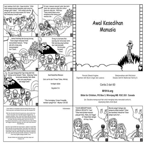 Komik Hitam Putih - Awal Kesedihan Manusia | PDF