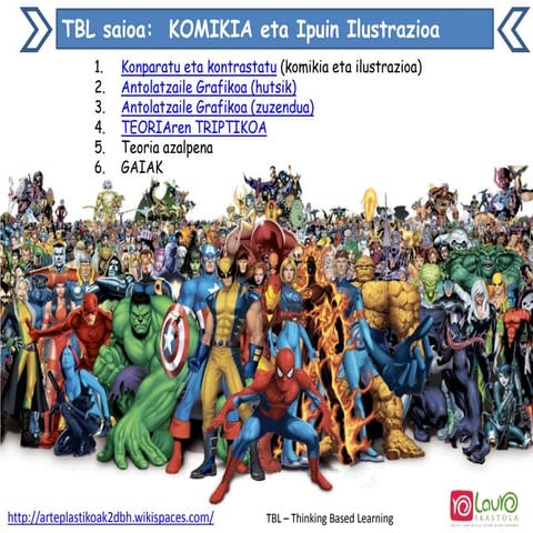 Komikia eta ipuin ilustrazioa / konparatu eta kontrastat tbl 2 | PPTX