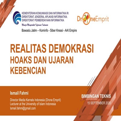 Realitas Demokrasi - Hoaks dan Ujaran Kebencian | PDF