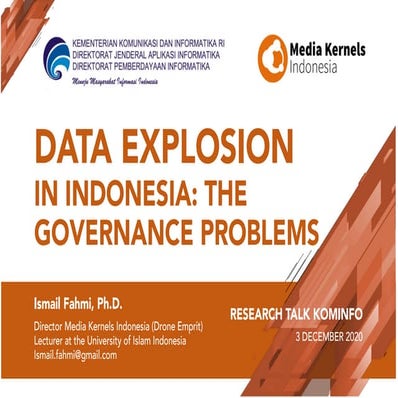 Data Explosion in Indonesia: The Governance Problems | PPT