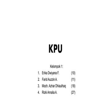 Komisi pemilihan umum_ppt | PPTX