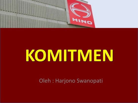 Hsse komitmen tio | PPTX