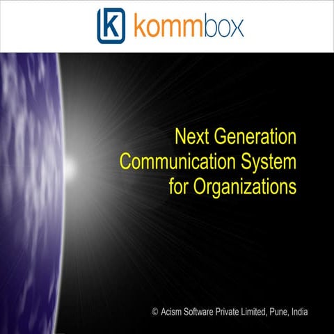 Kommbox for Business Communications | PPT