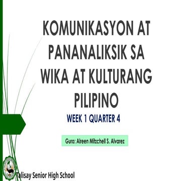 Filipino 11.pptx KOMUNIKASYON AT PANANALIKSIK | PPTX