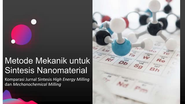 Pengujian material menggunakan SEM-EDX | PPTX