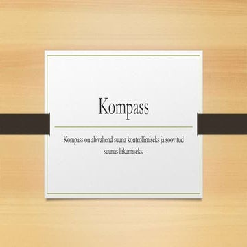 Kompass | PPT