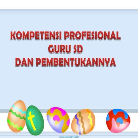 Kompetensi profesional guru sd | PPTX