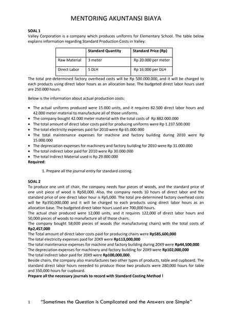 Latihan + jawaban mikro 1 (uts) - FEUI | PDF