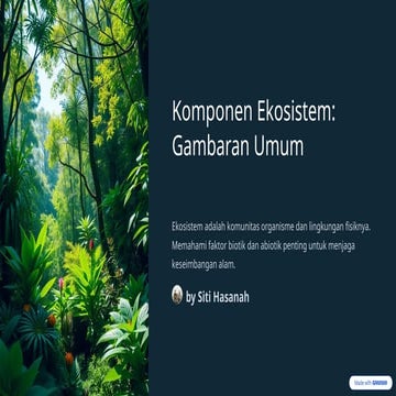 Komponen-Ekosistem-Gambaran-Umum.pptx BIOLOGI SMA X | PPT