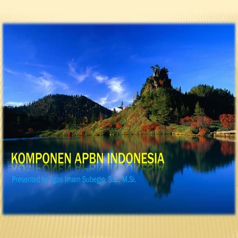 Komponen apbn indonesia | PDF