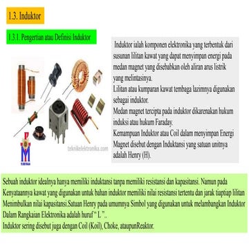 Komponen pasif 2 induktor dan trafo | PPTX
