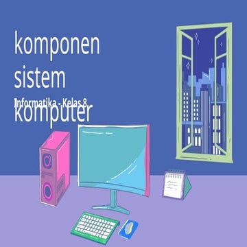 Komponen Sistem Komputer Presentasi Biru dan Ungu Ilustrasi_20240925 ...