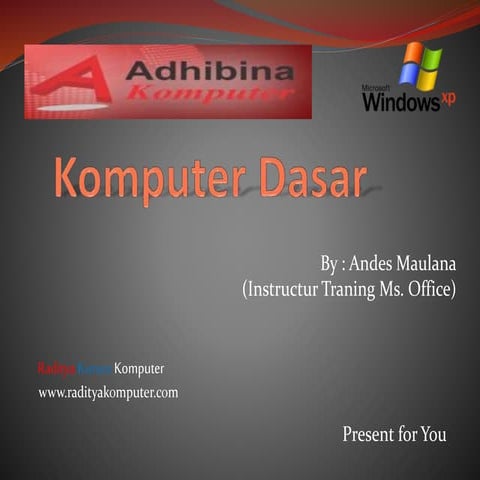 Komputer dasar | PPT