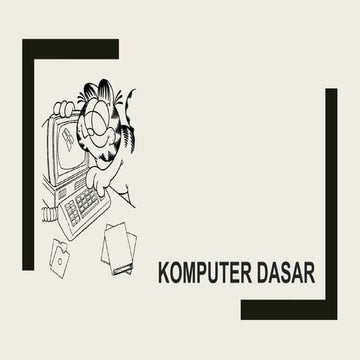 Komputer Dasar - komponen hardware komputer | PPT