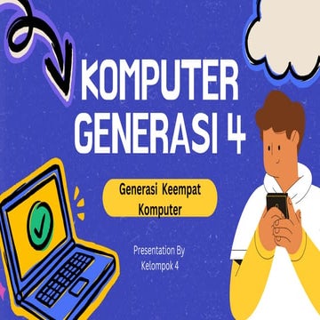 Komputer berdasarkan generasinya. generasi 4 | PDF