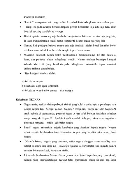 Pil Assignment Introduction To State Immunity Pdf