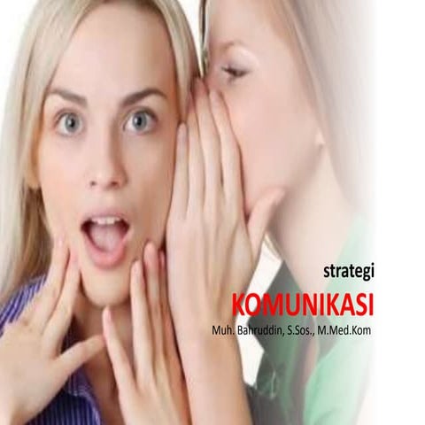 Strategi Komunikasi Pptx