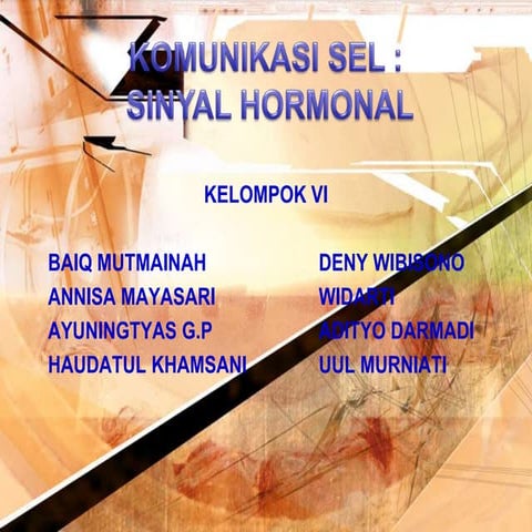 Komunikasi sel | PPTX