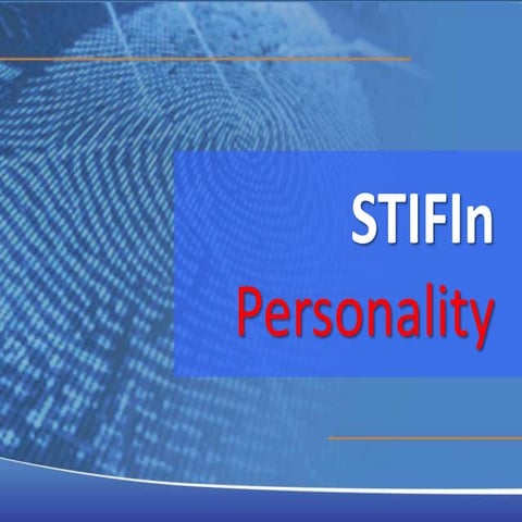 komunikasi kepada tipe STIFIn | PPTX