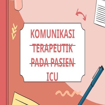 KOMUNIKASI TERAPEUTIK PADA PASIEN DI ICU.pptx